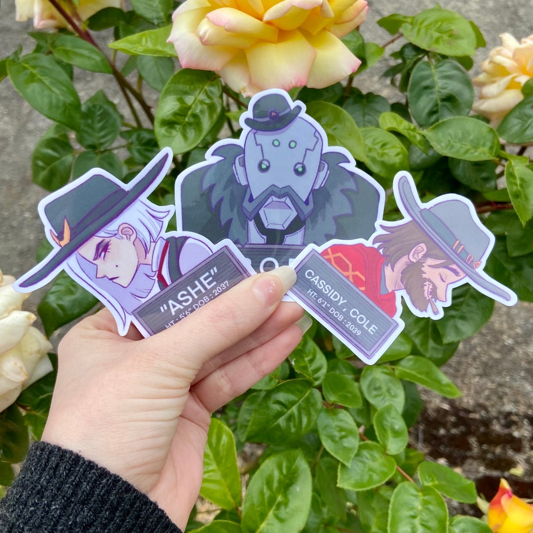 Ashe, B.O.B, & Cassidy | Deadlock Gang | Overwatch 2 Stickers - Etsy