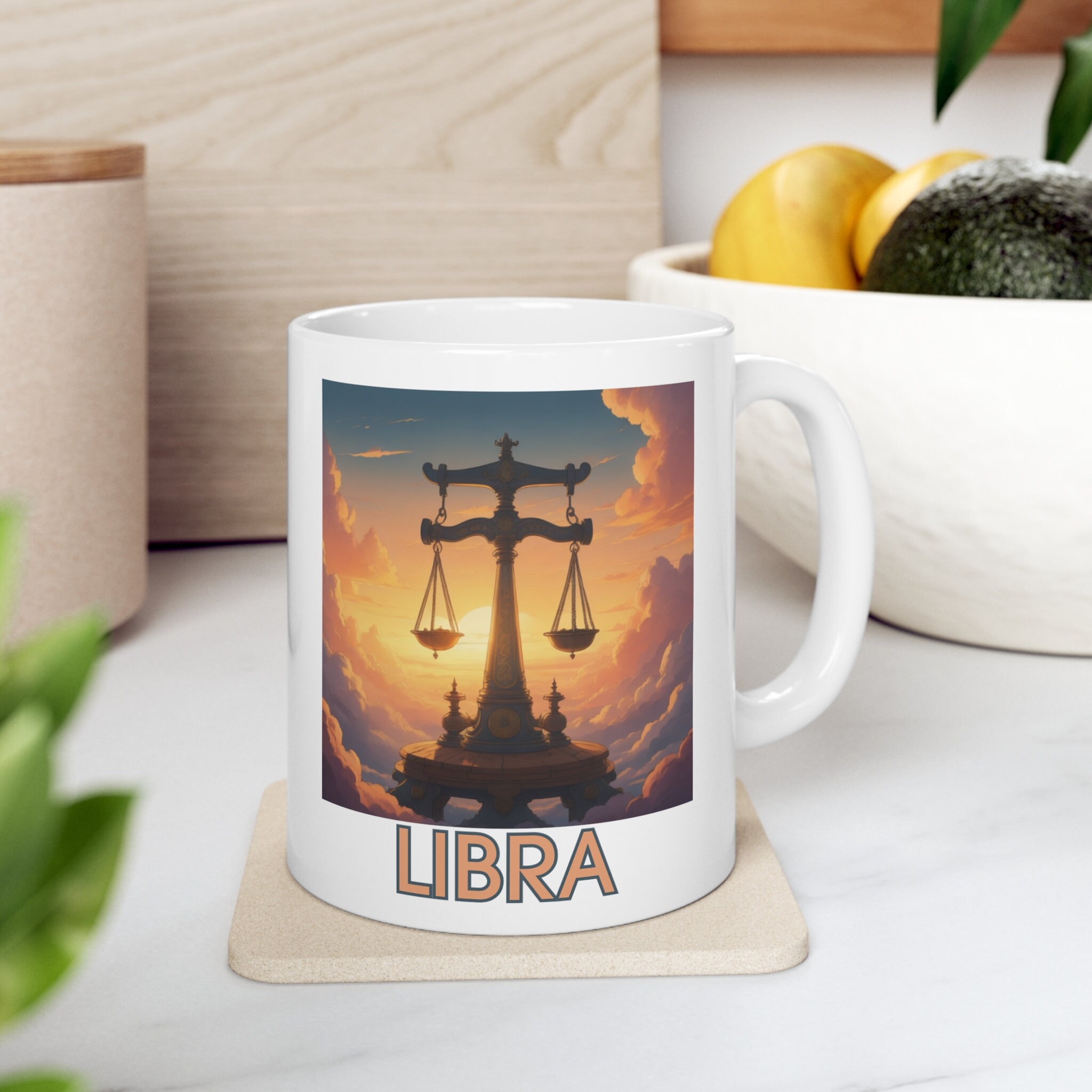 Libra Studio Ghibli Inspired Mug, Ghibli Zodiac Mug, Libra Zodiac Mug ...