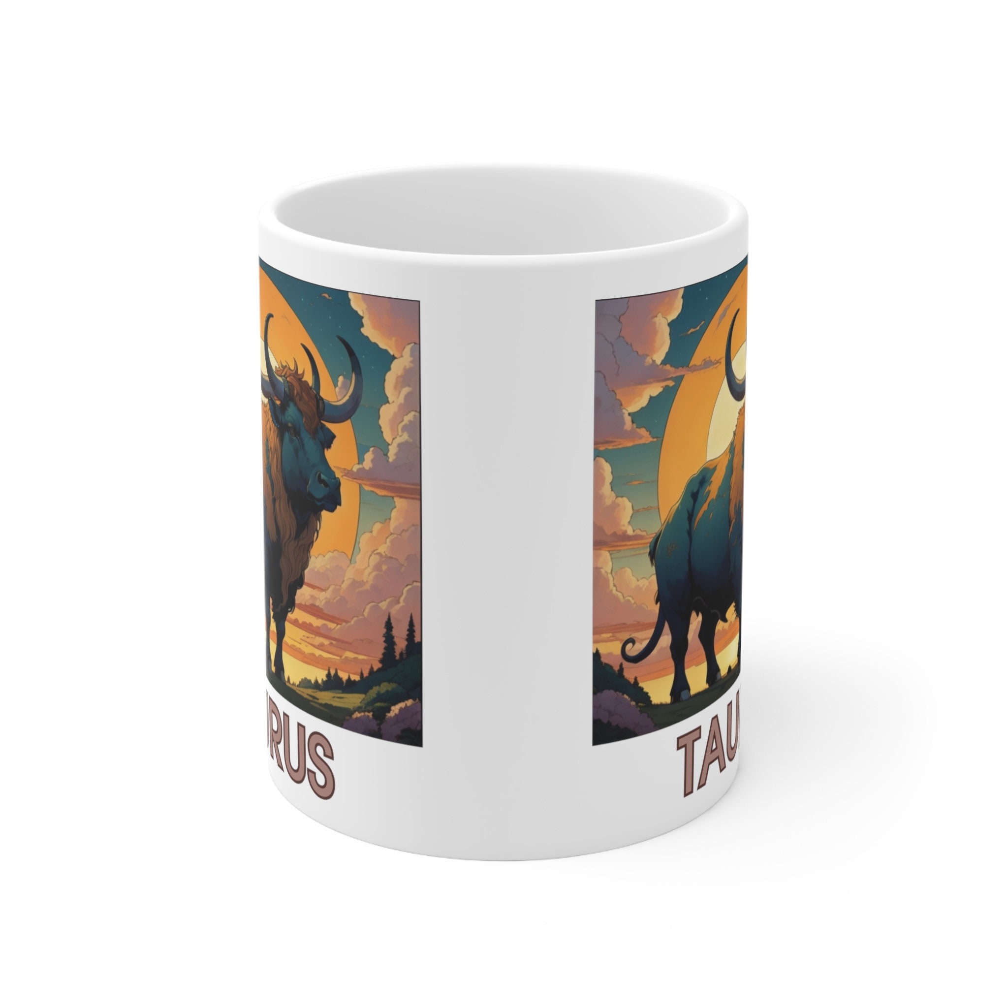 Taurus Studio Ghibli Inspired Mug, Ghibli Zodiac Mug, Taurus Zodiac Mug ...