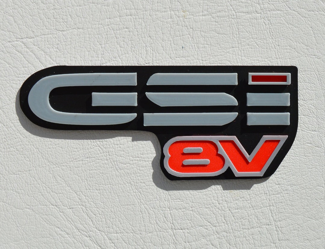 Opel Kadett gsi 8v Rear Emblem in 3D - Etsy