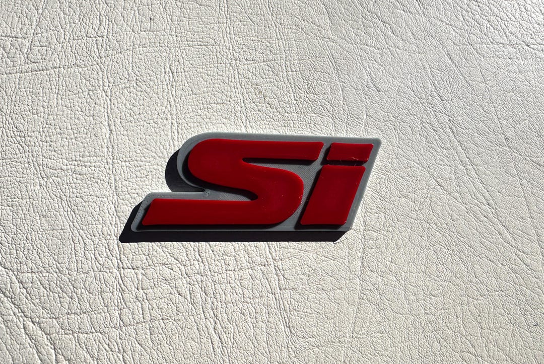 Honda Civic SI Emblem in 3D - Etsy Canada