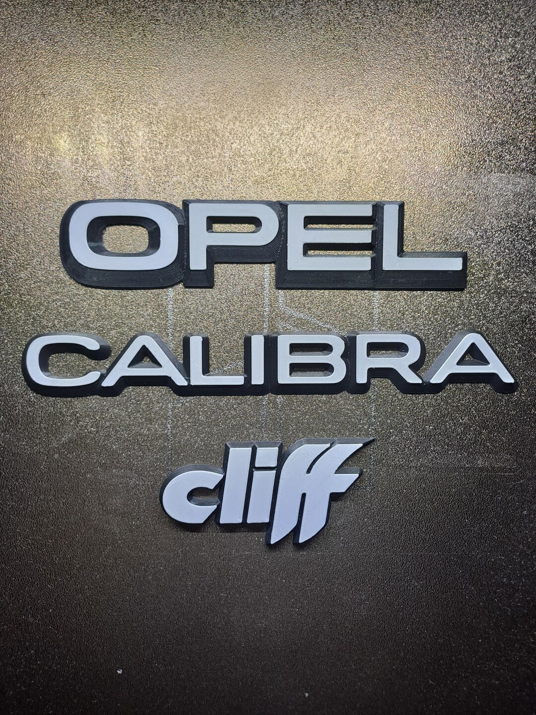 PACK Opel Calibra Cliff 3D Emblem - Car Lovers - Vintage - Car Gifts ...
