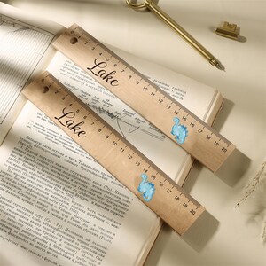 Personalized Ruler Wooden Ruler Name Ruler Back to School Gift ...