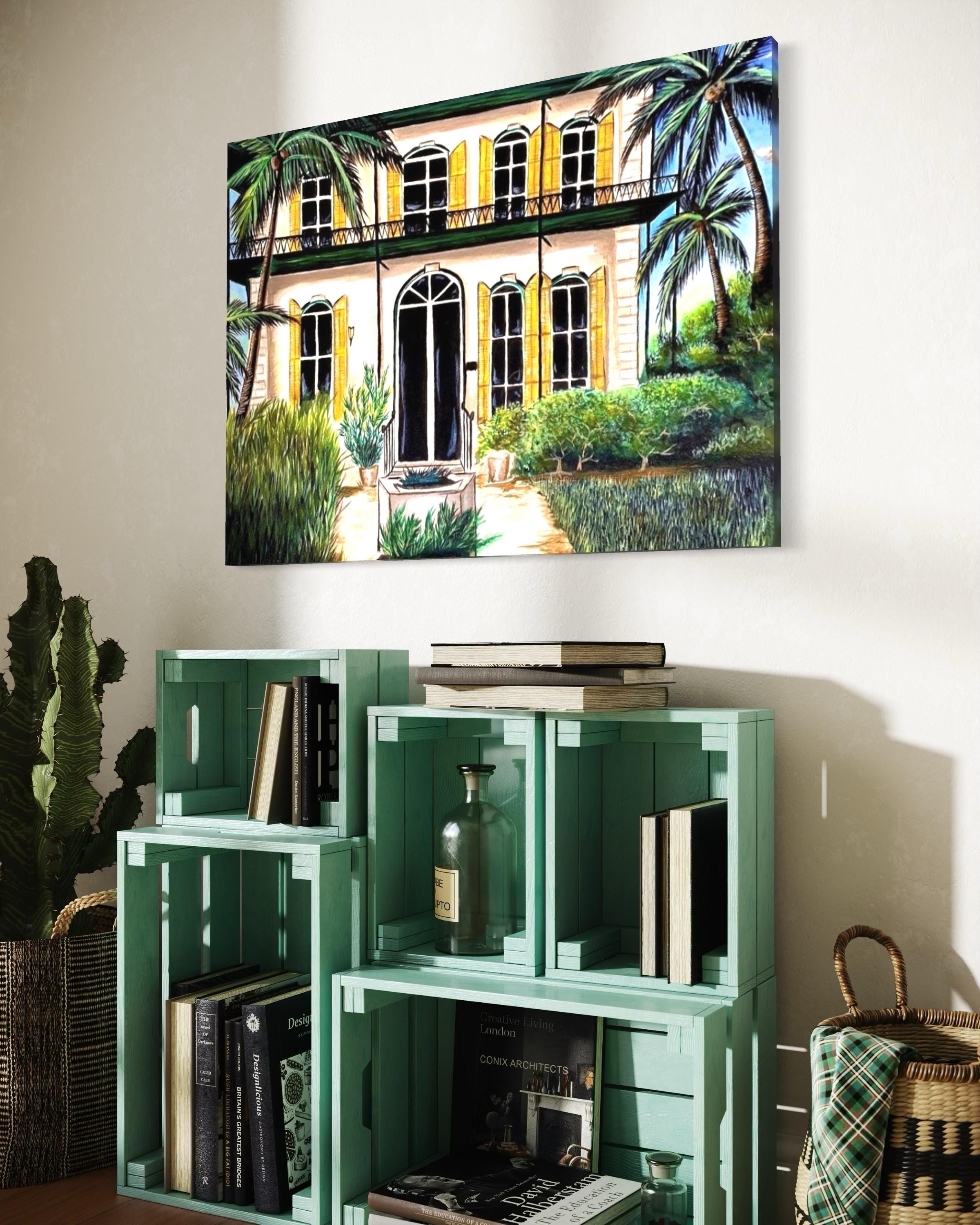 Hemingway's, Hemingway House Painting, Acrylic Painting, Wall Art, Gift ...