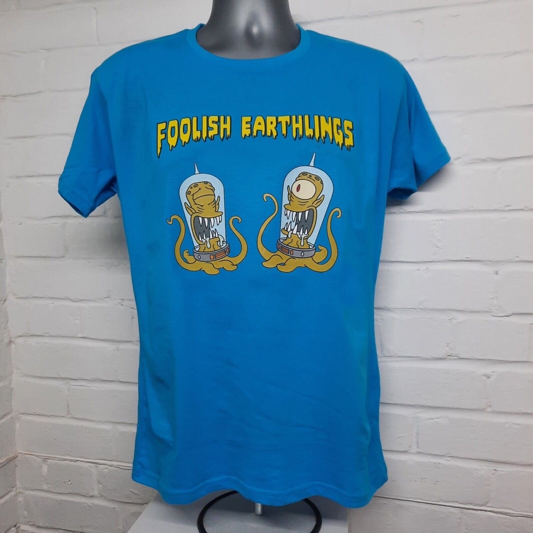Foolish Earthlings, Kang & Kodos T-shirt - Simpsons Inspired - Etsy