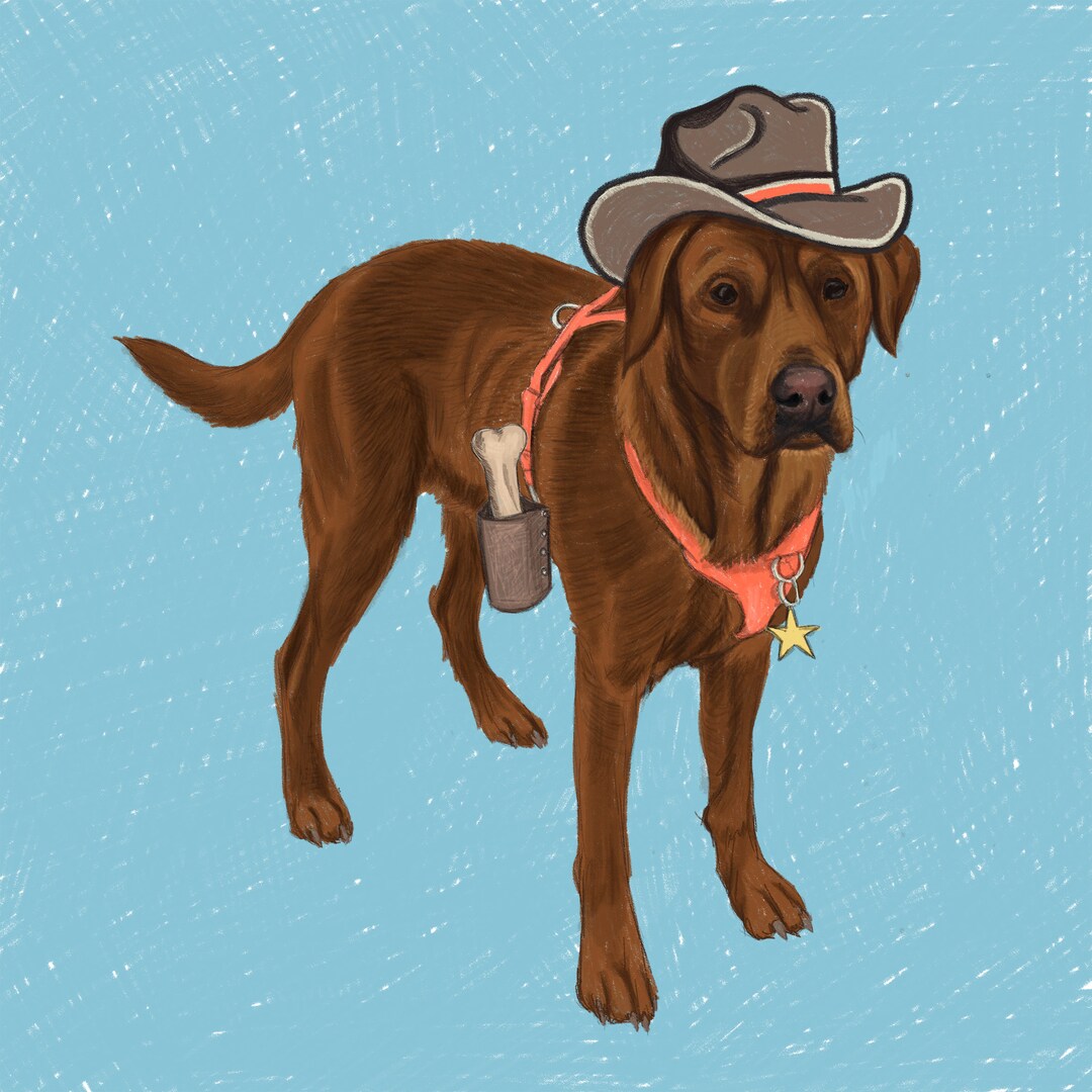 Sidekick Pet Portraits With Basic Back Drop - Etsy