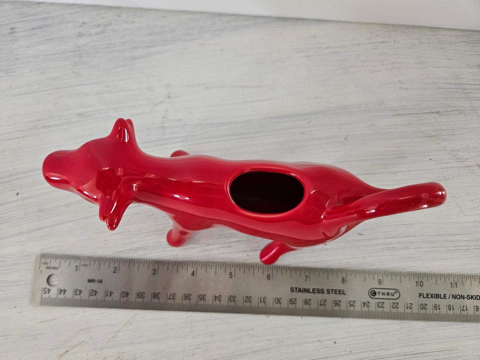 Vintage Red Cow Shaped Creamer - Etsy