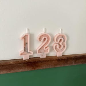 Pink Blush, Number Birthday Candles, Baby Pink, Birthday Party, Cake ...