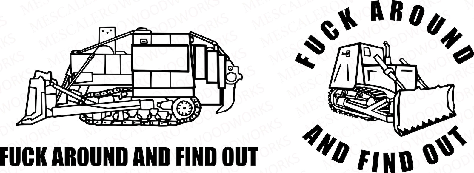 Killdozer SVG and PNG Bundle | Tread on Them, FAFO, Live, Laugh, Tread ...
