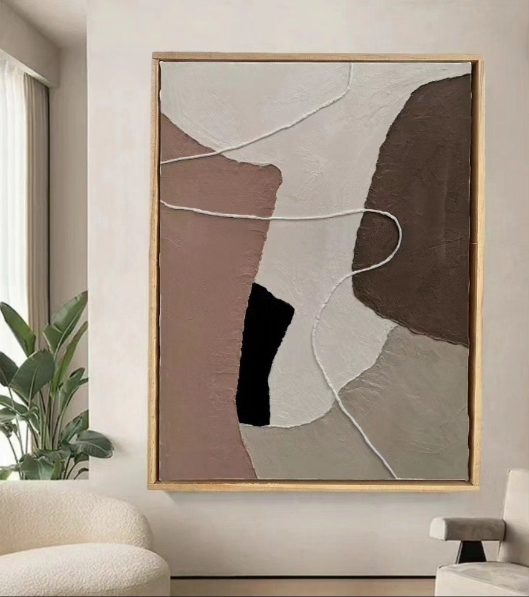 Individual Canvas Picture Made of Spatula Technique and Acrylic - Etsy