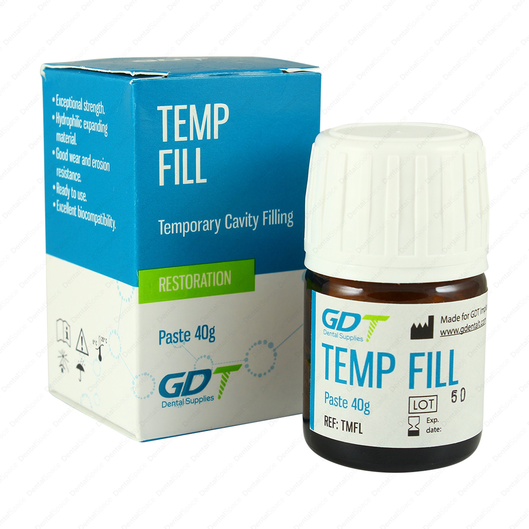 Dental Temporary DIY Cavity Filling Cement Self-cured, Hydrophilic ...