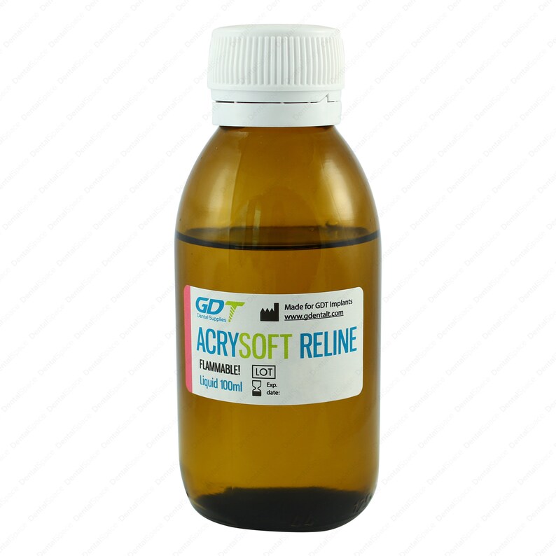 Dental Acrysoft Denture Reline & Tissue Conditioner Self-cured ...