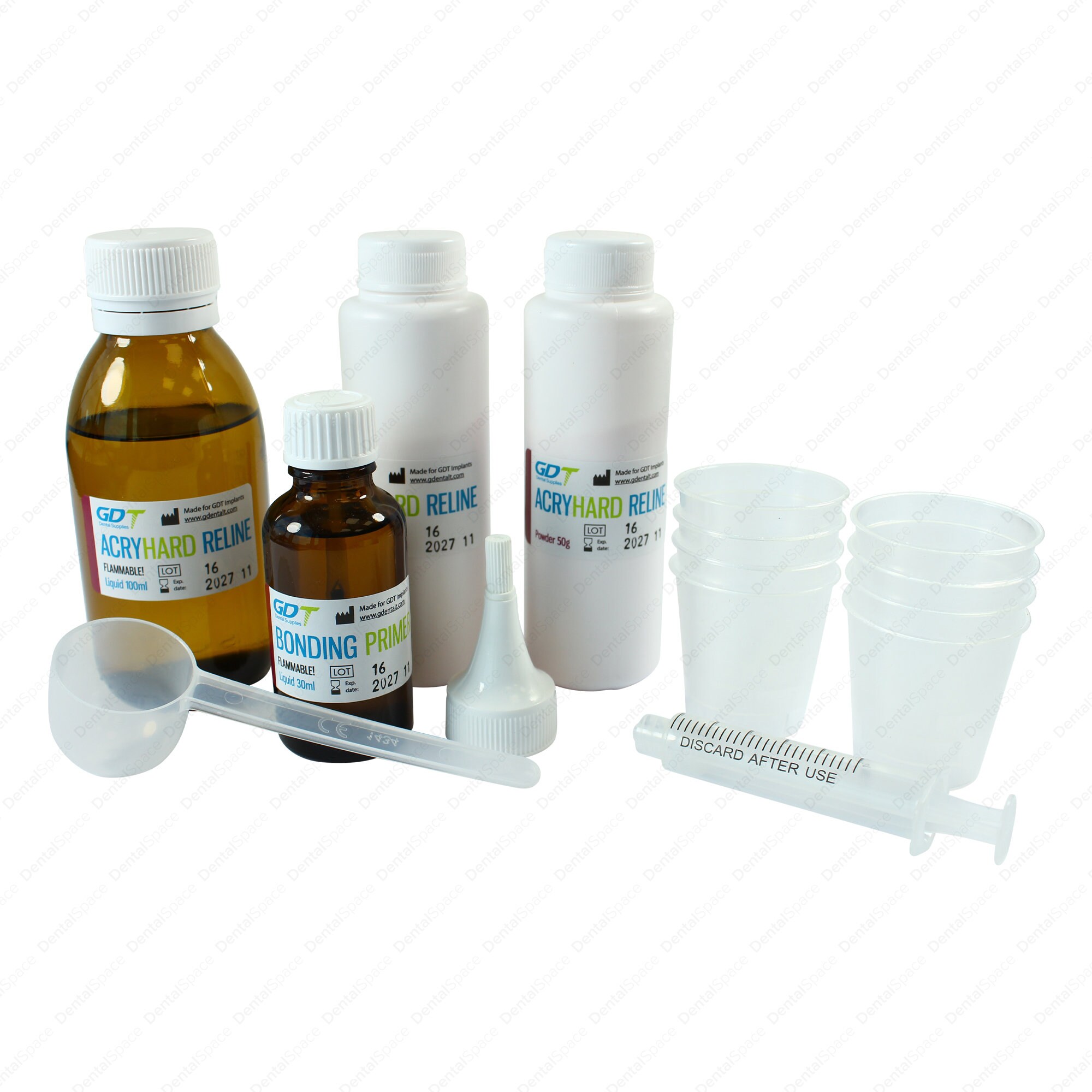 Dental Acryhard DIY Hard Denture Reline Resin Self-cured Emergency ...