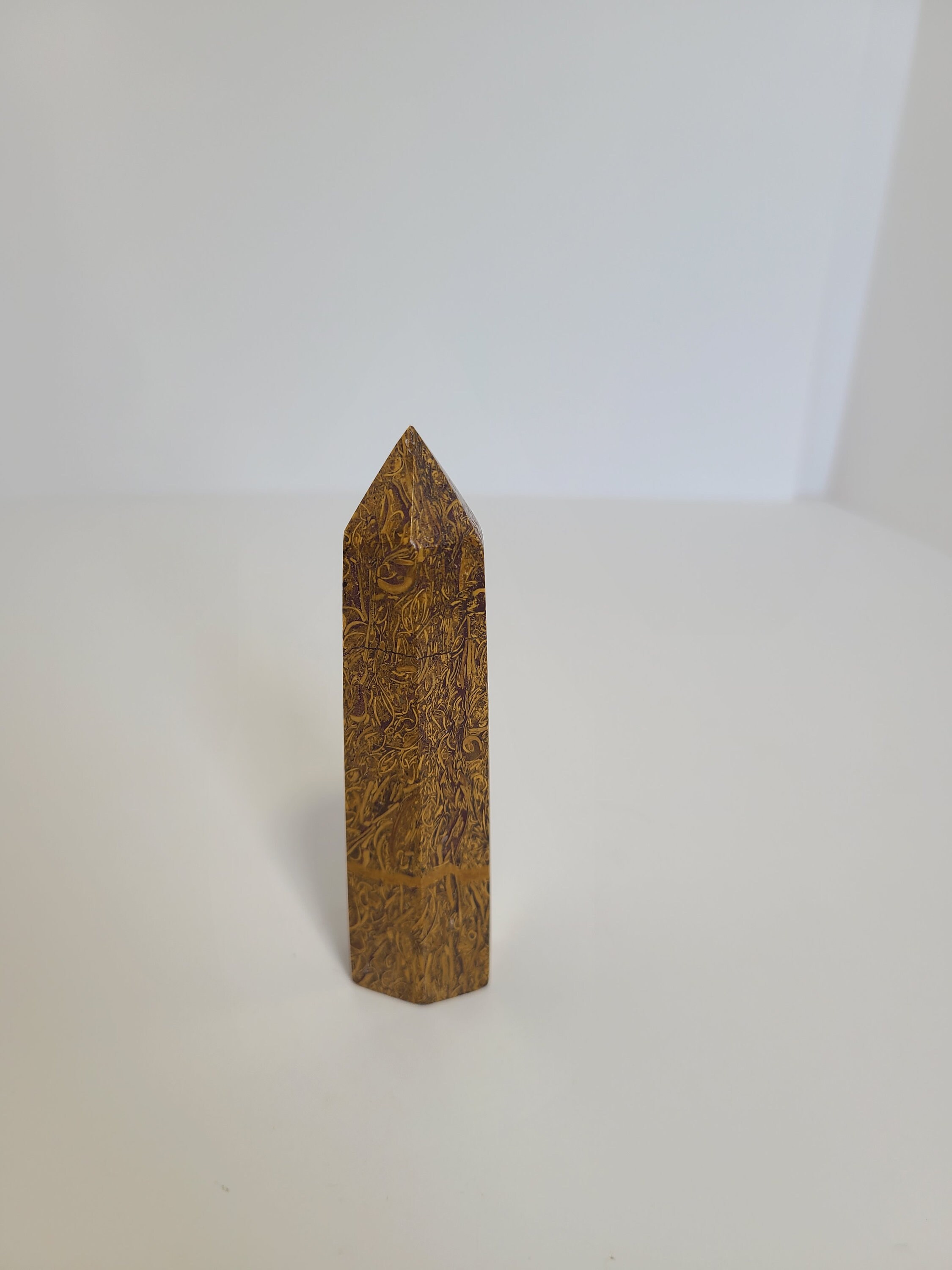 Calligraphy Stone Tower, Mariam Stone Crystal Point - Etsy