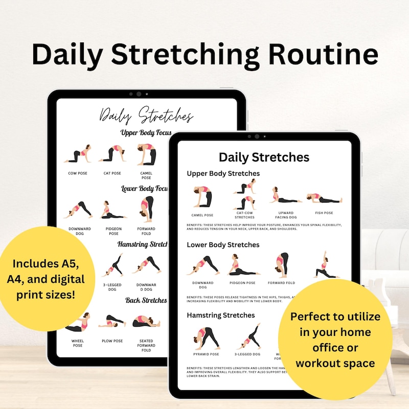 Morning Stretches Poster - Etsy
