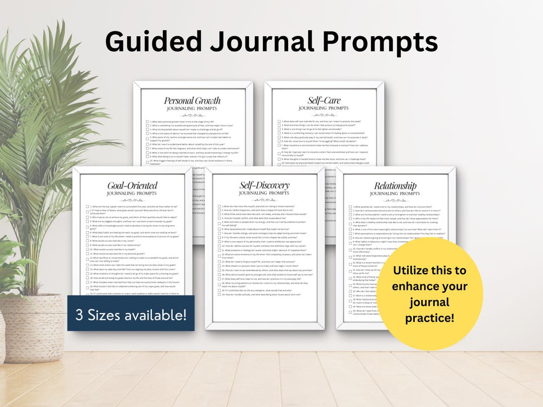 Guided Journal Prompts, Relationship Journal Prompts, Printable Journal ...