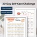 30 Day Self-care Challenge | Self Love Thirty Days | Digital 30 Day ...
