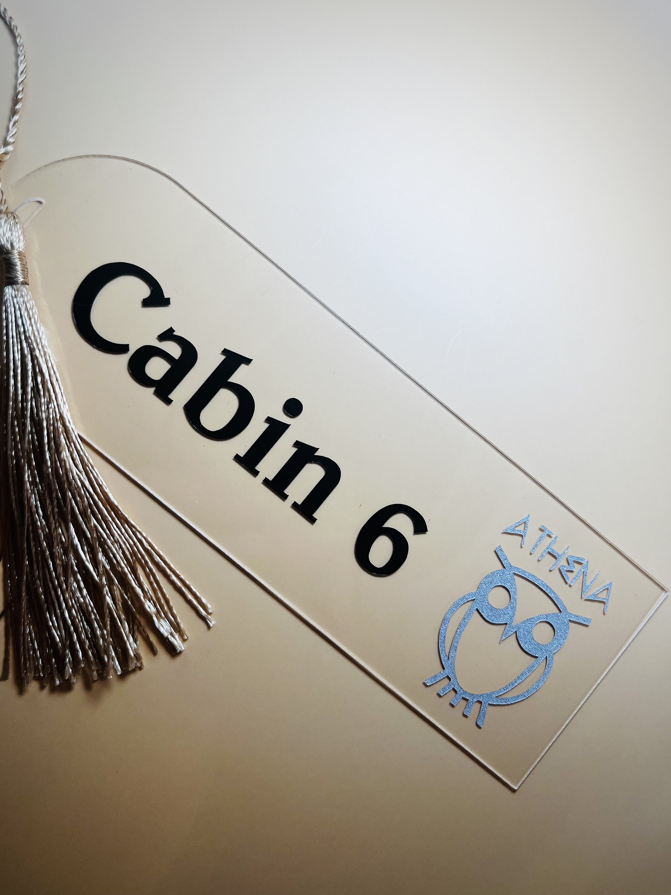 Acrylic Fantasy Percy Jackson Bookmark, Cute Bookmark, Reader, Fandom ...