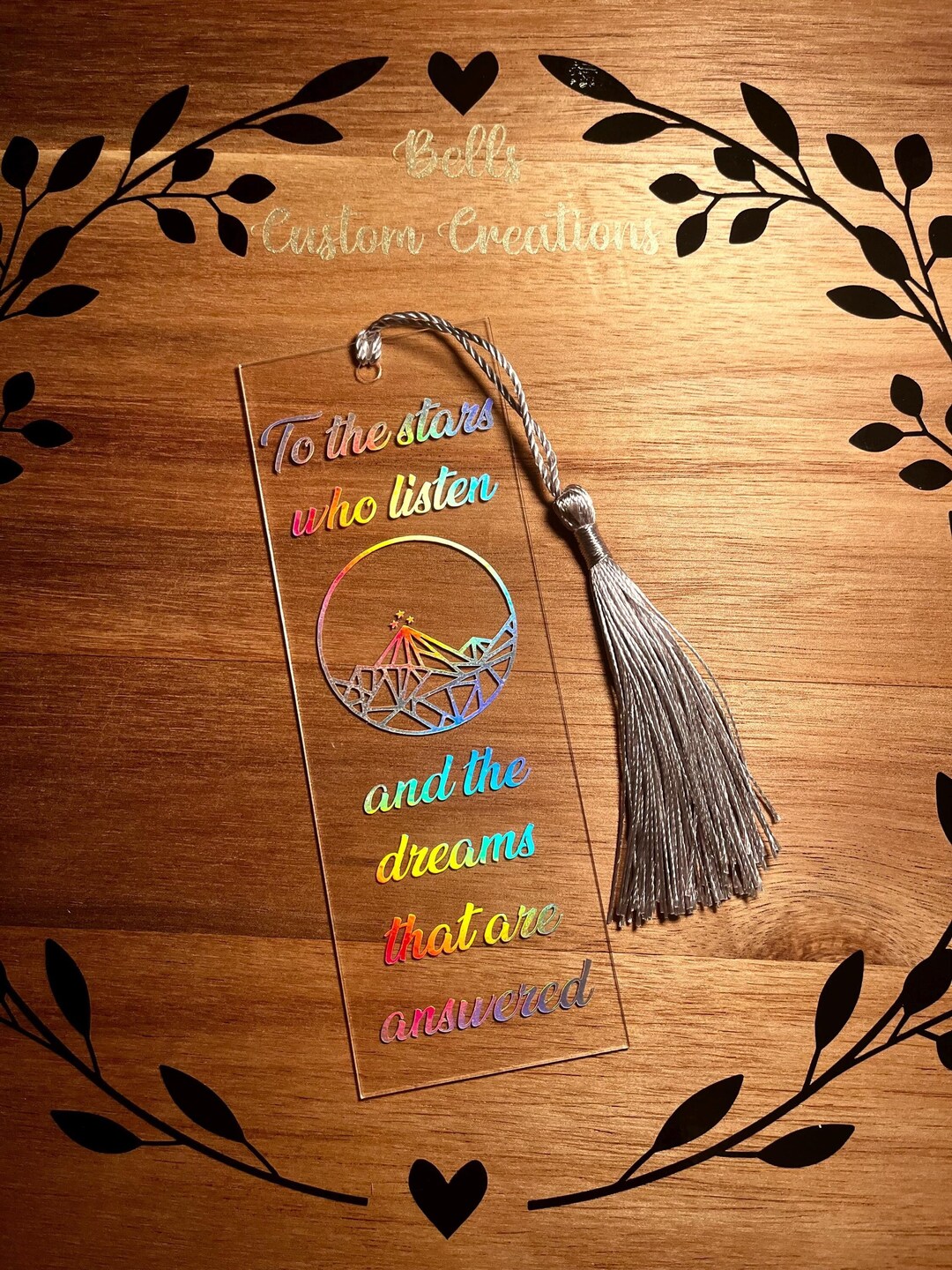 Acrylic Fantasy ACOTAR Bookmark, Cute Bookmark, Reader, Fandom, to the ...