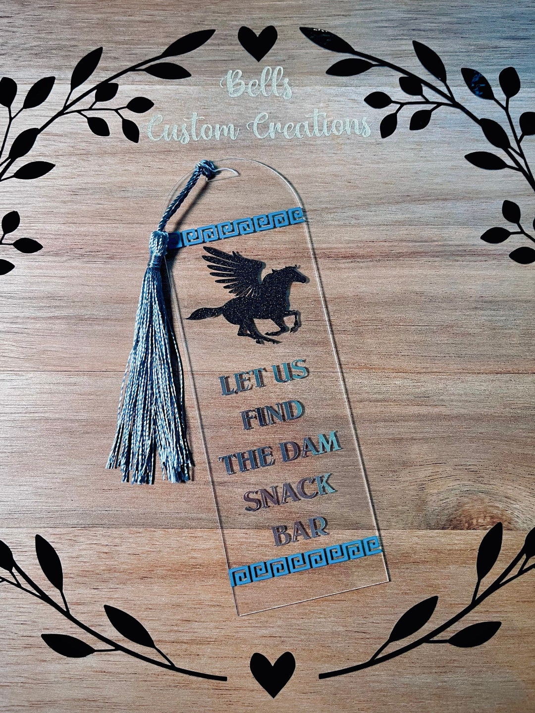 Acrylic Fantasy Percy Jackson Bookmark, Reader, Fandom, Camp Half Blood ...
