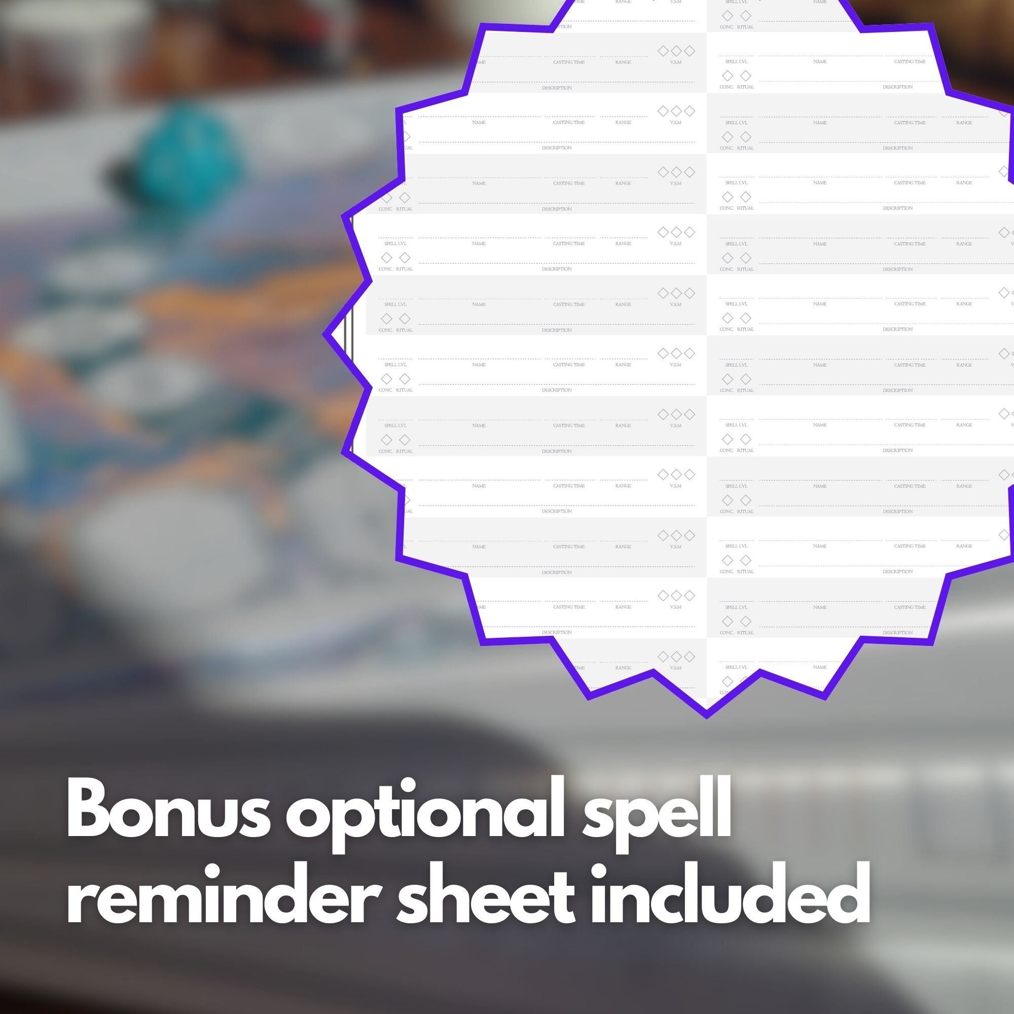 Dnd 5E - Rogue - Character Sheet - Fillable Pdf - LTR Size - Etsy