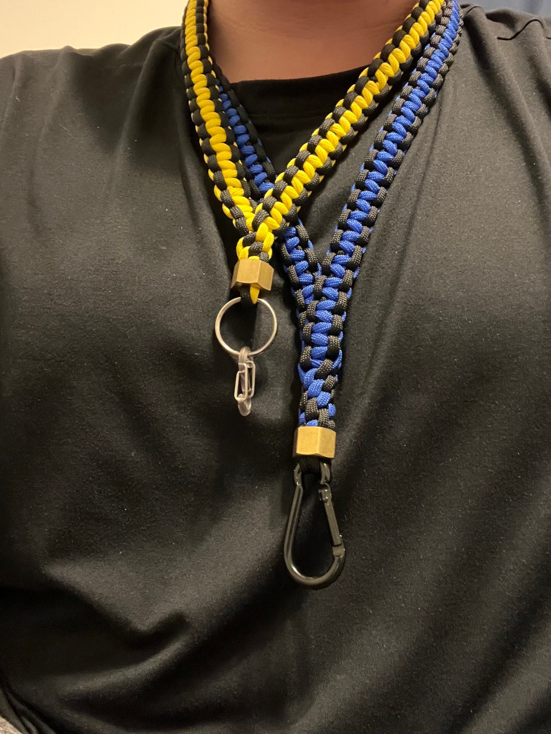 Custom Paracord Neck-lanyard/ Badge Holder/ Necklace - Etsy