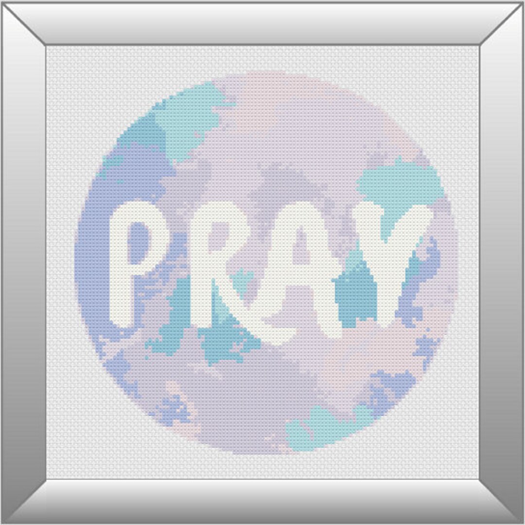 PRAY Watercolor Design - Etsy