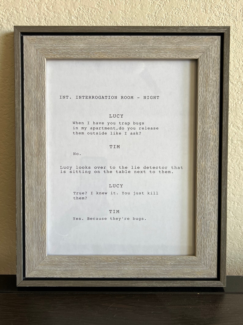 The Rookie 6x02 Chenford Interrogation Scene (script Ver.) - Etsy