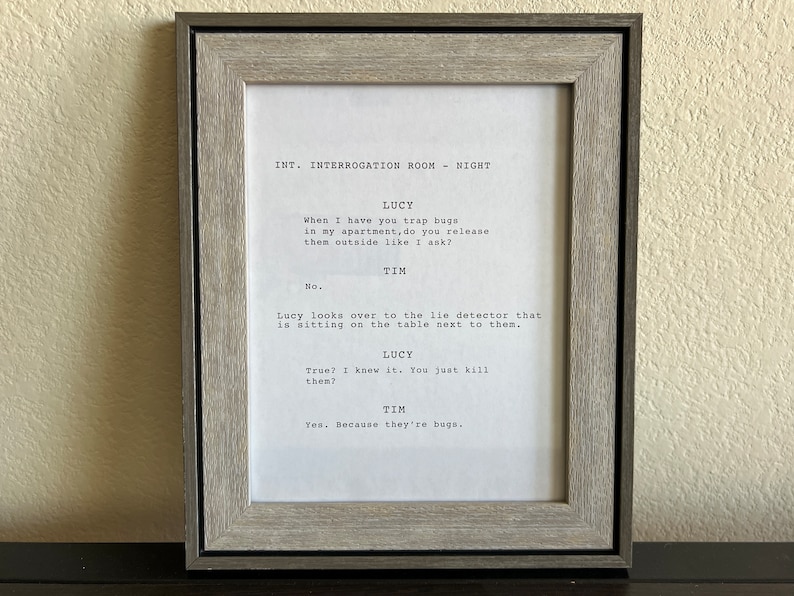 The Rookie 6x02 Chenford Interrogation Scene (script Ver.) - Etsy