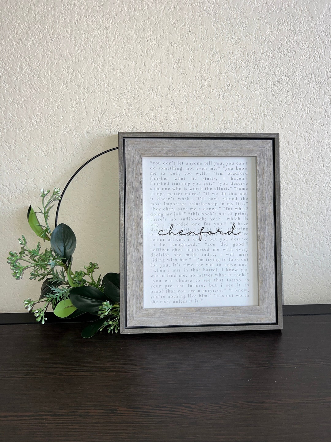 The Rookie Chenford Quotes Wall Print - Etsy