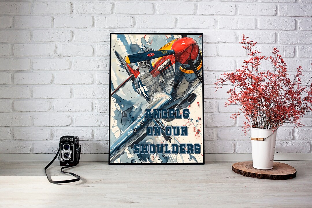 WWII P51 Mustang Poster: Aviation History Art (digital Download) - Etsy