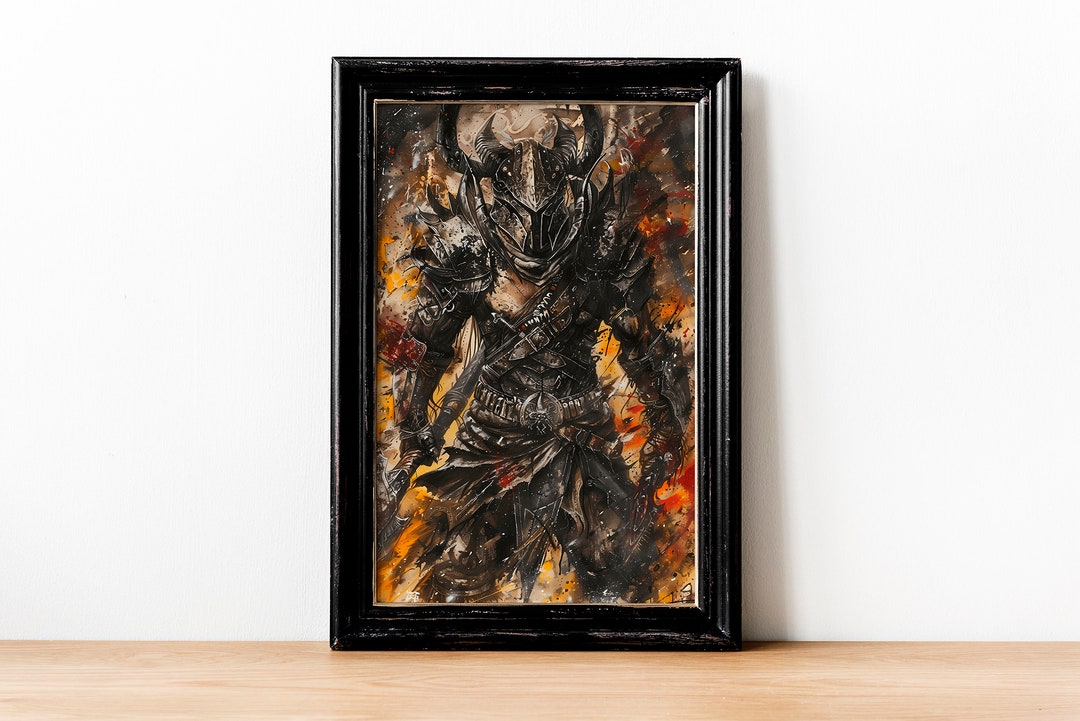 Skyrim Dragonborn Poster: Epic Fantasy Art (digital Download) - Etsy