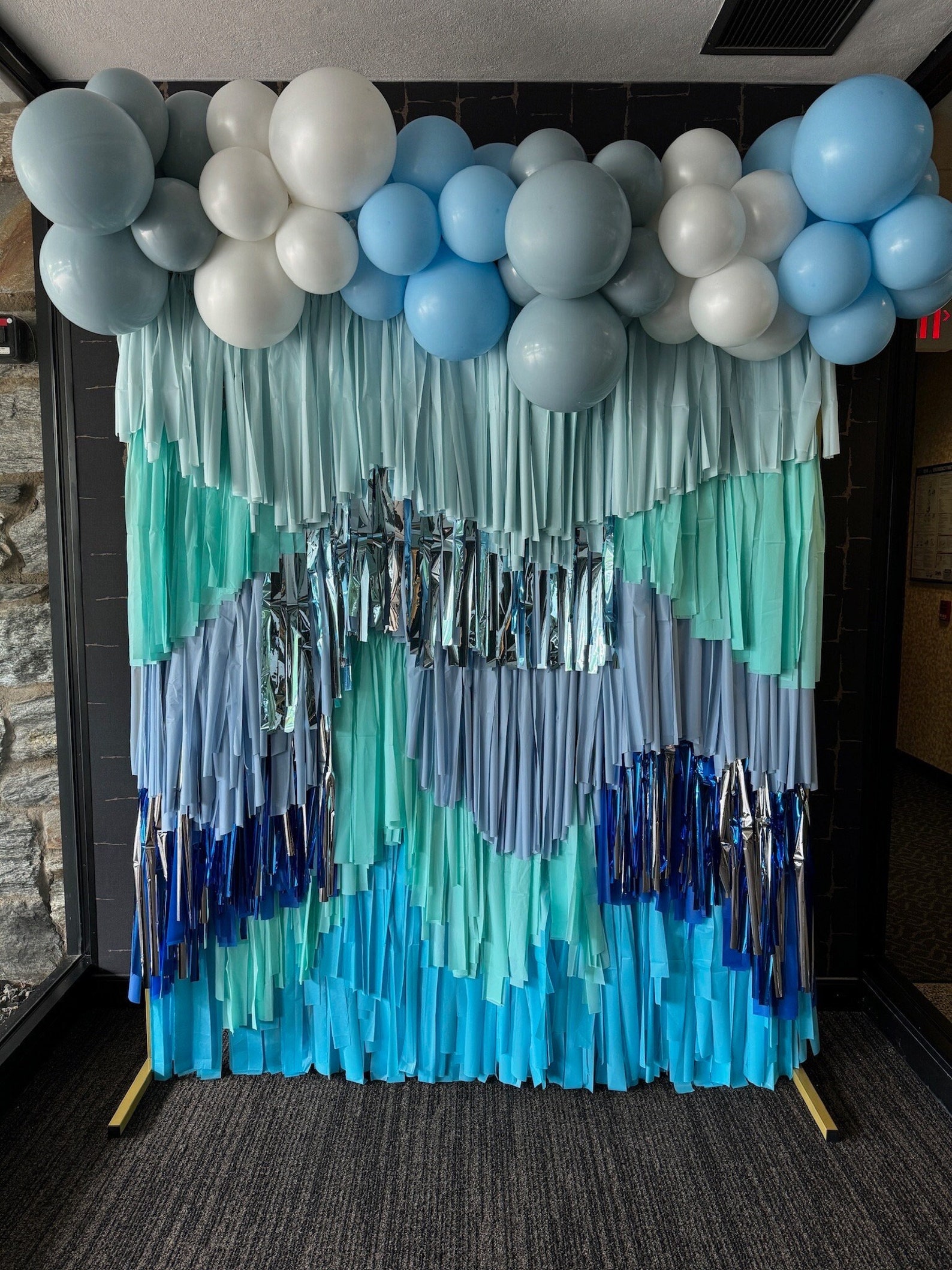 COASTAL Fringe Backdrop for Bachelorette/birthday Party Last Splash ...