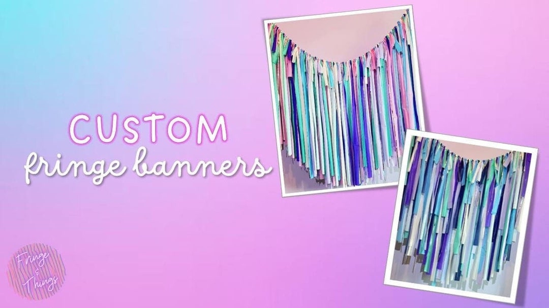 Deisgn Your Own Fringe Banner | Custom Backdrop | Fringe Backdrop for ...