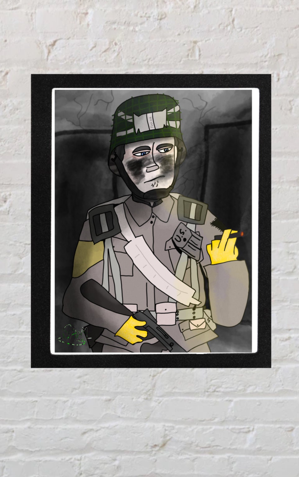 WW2 Paratrooper Digital Drawing! - Etsy