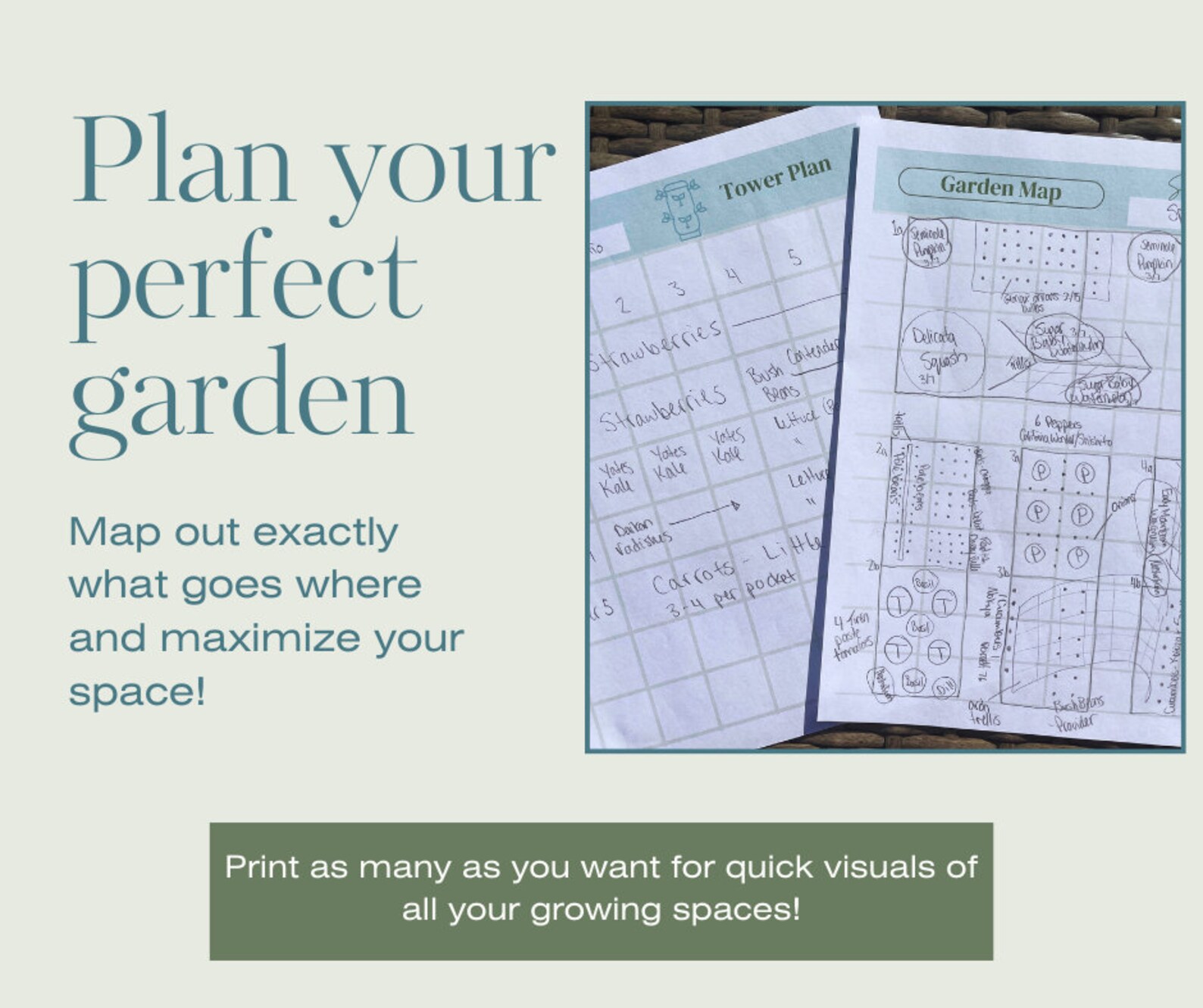 Printable Garden Map Grid for Garden Planning Map Square Foot Gardening ...
