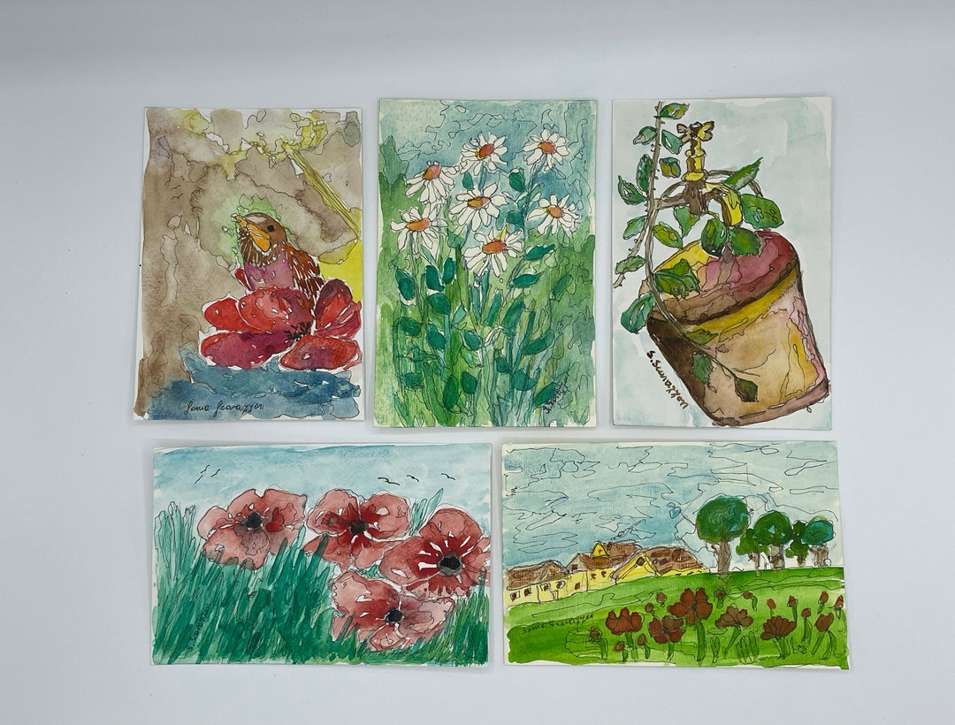 Five Watercolour Paintings That Are Truly One-of-a-kind - Etsy