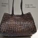 French Style Handmade TOP LAYER Cowhide Leather Woven Shoulder Tote Bag ...
