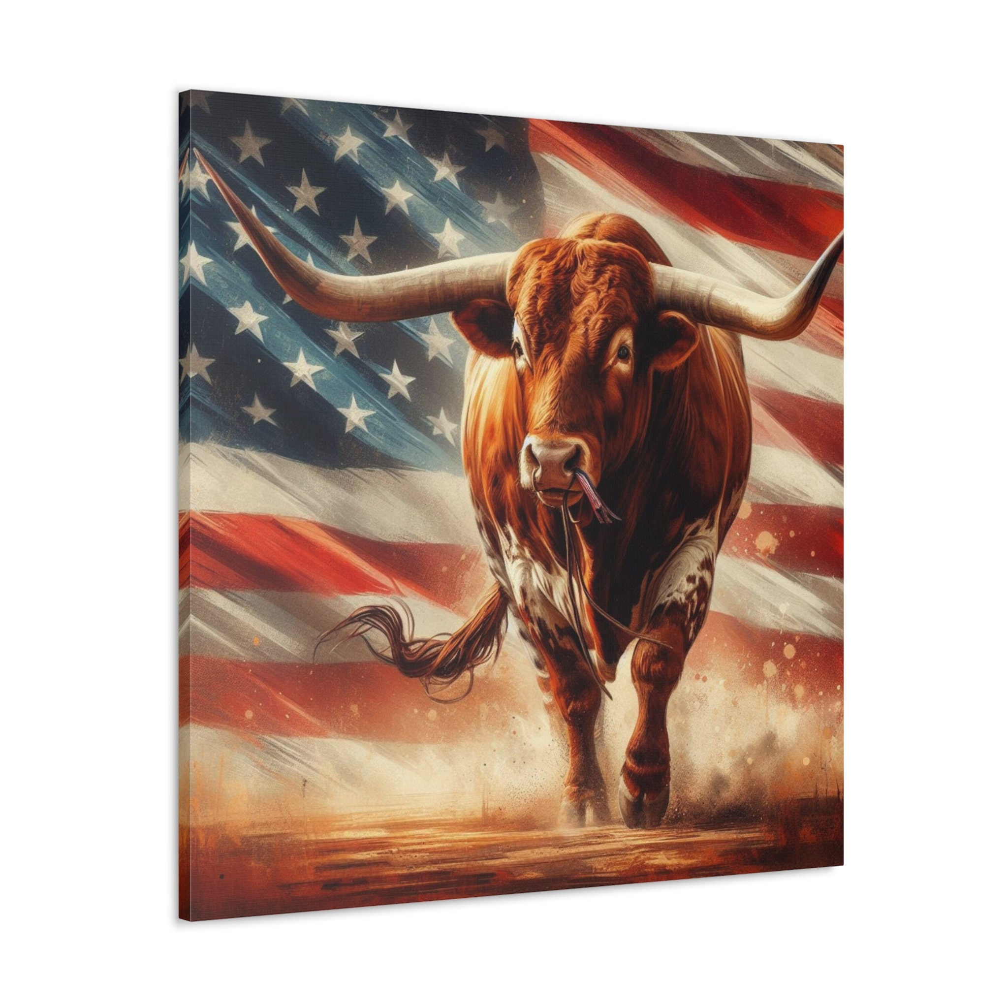 Longhorn I Canvas Gallery Wrap - Etsy
