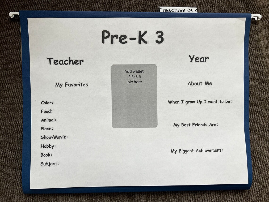 Memory Box File Cover Page-file Labels- DIY Printable - Digital File ...