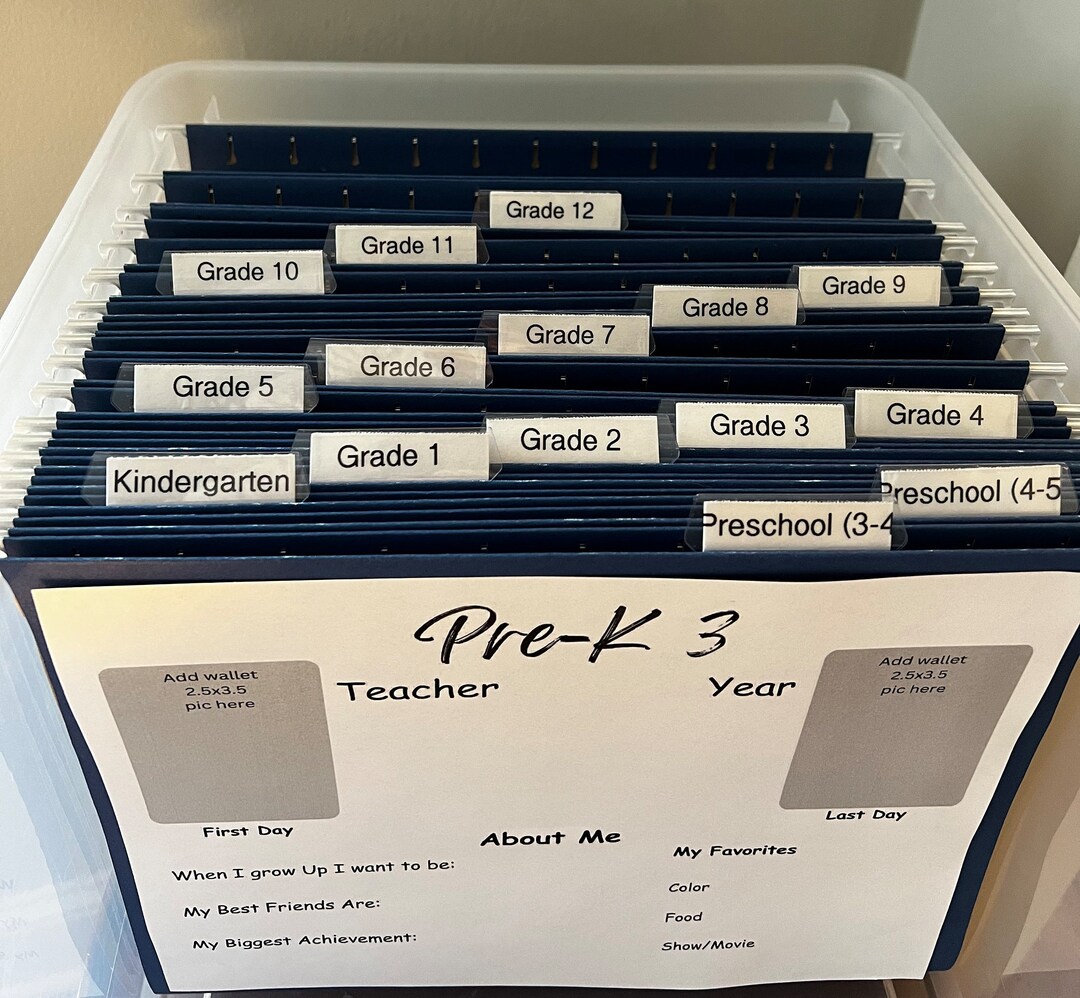 Memory Box File Cover Page-file Labels- DIY Printable - Digital File ...