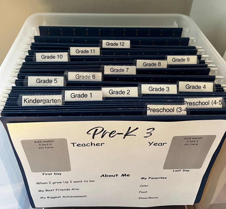 Memory Box File Cover Page-file Labels- DIY Printable - Digital File ...