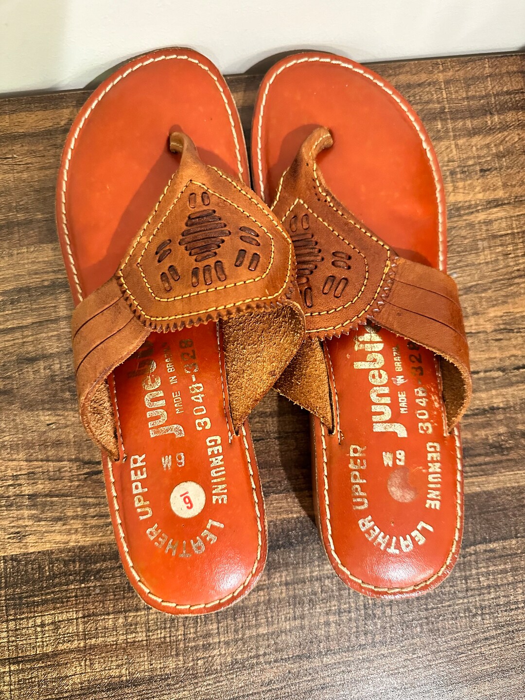 1970s Leather Sandals - Etsy