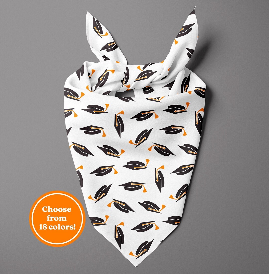 Graduation Dog Bandana - Custom Colors to Match Your School! - Tie on ...