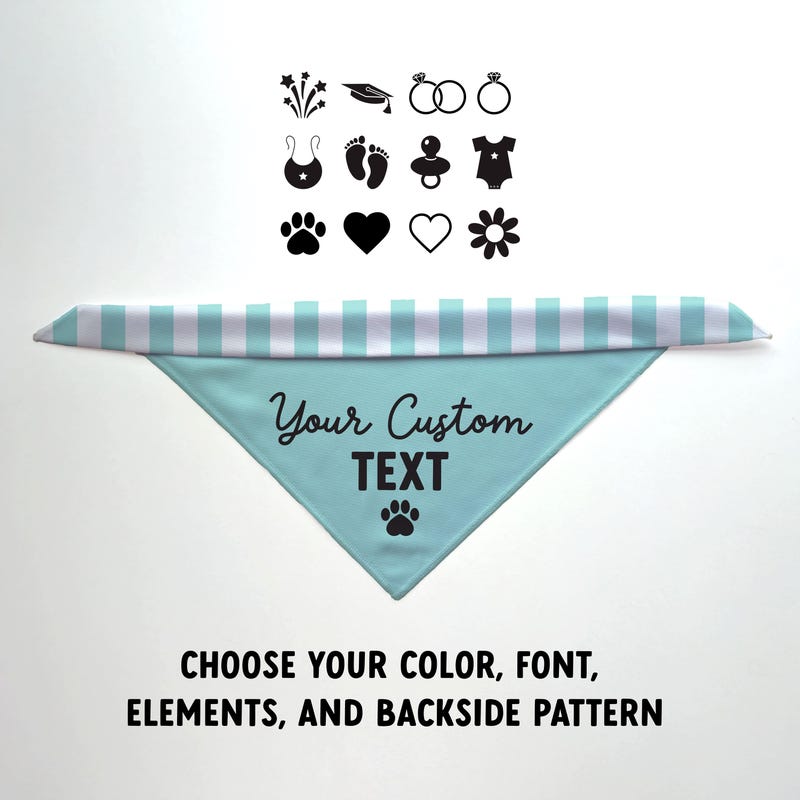 Custom Dog Bandana - Etsy