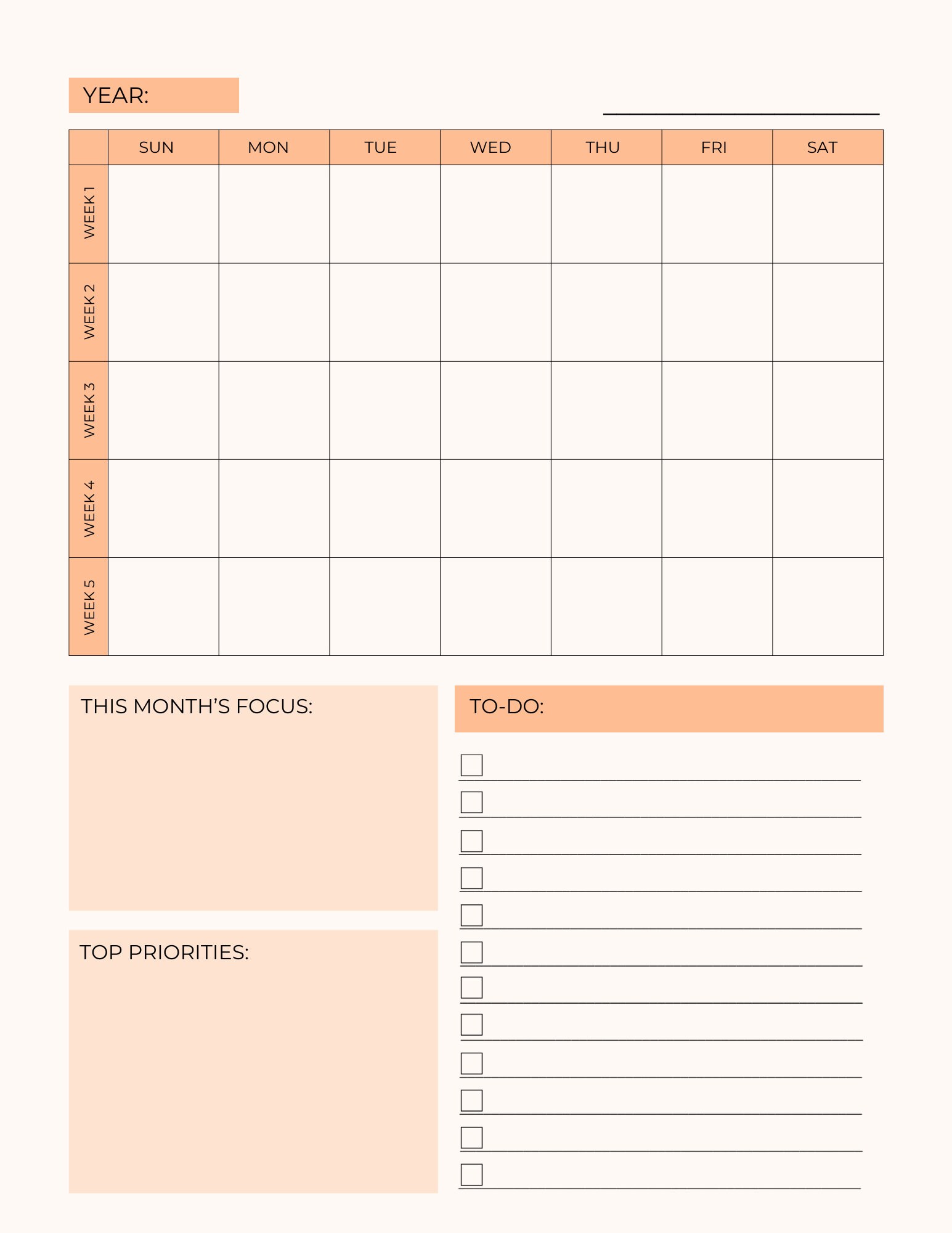 Ultimate Printable Planners for Productivity and Well-being Daily ...