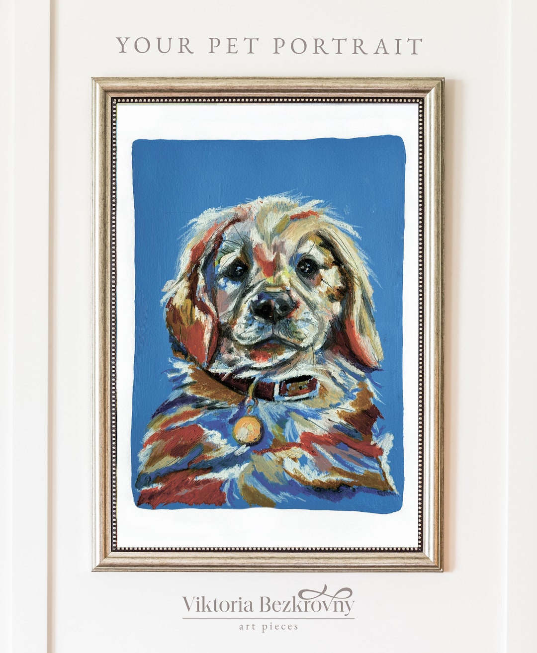 Hand-drawn Pets Portraits, Oil Pastel Pet Paintings, Gift for Dog Owner ...