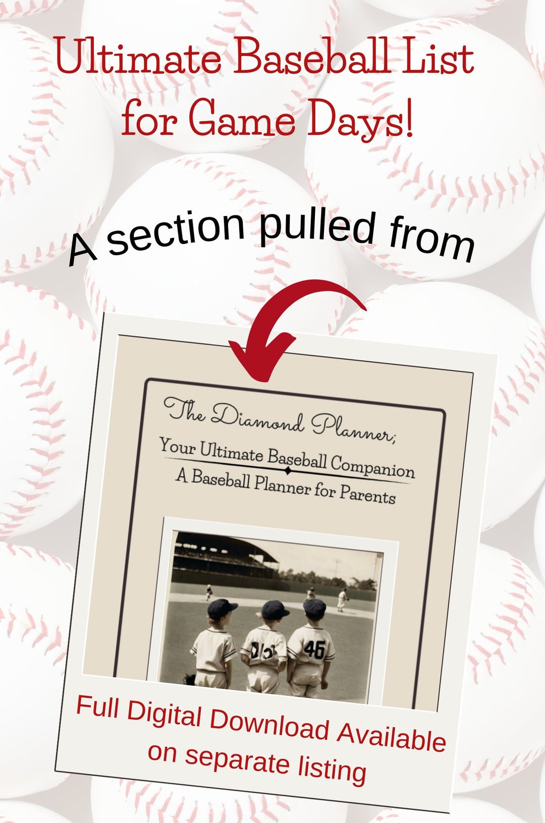 The Ultimate Game Day Checklist 4 Pages of Must-haves Baseball Players ...