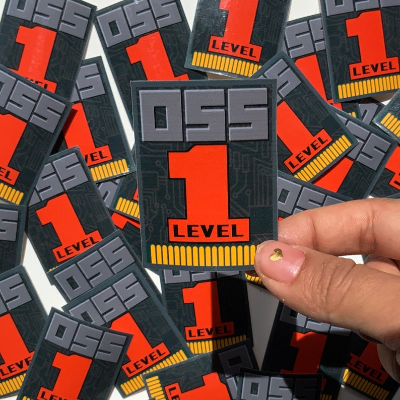 OSS Spy Badge Sticker - Etsy