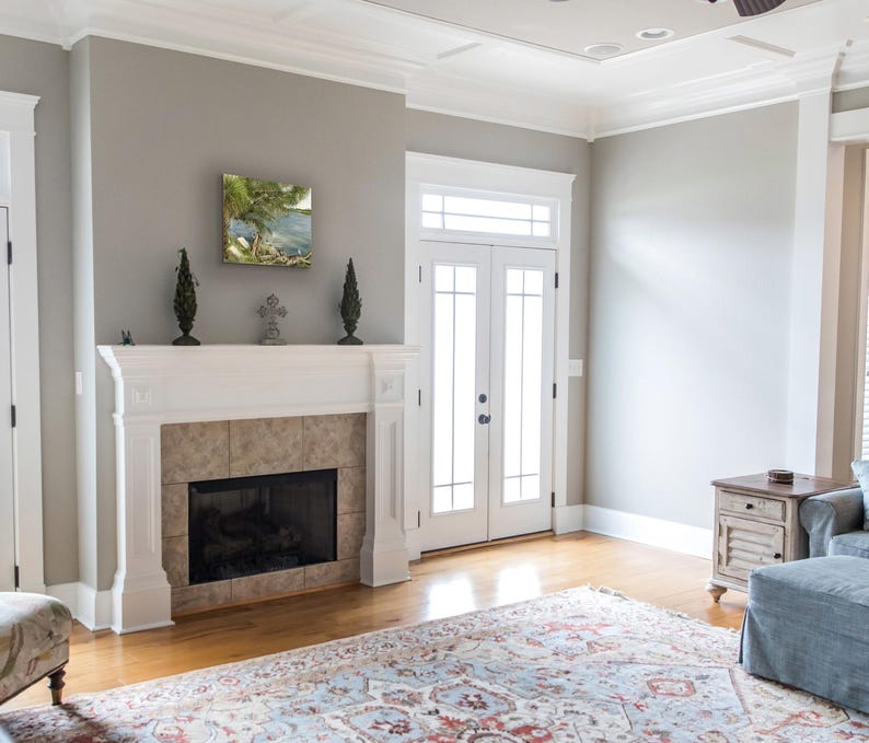 Savannah GA Bonaventure Cemetery Canvas Print: Watercolor Bluff Scene ...